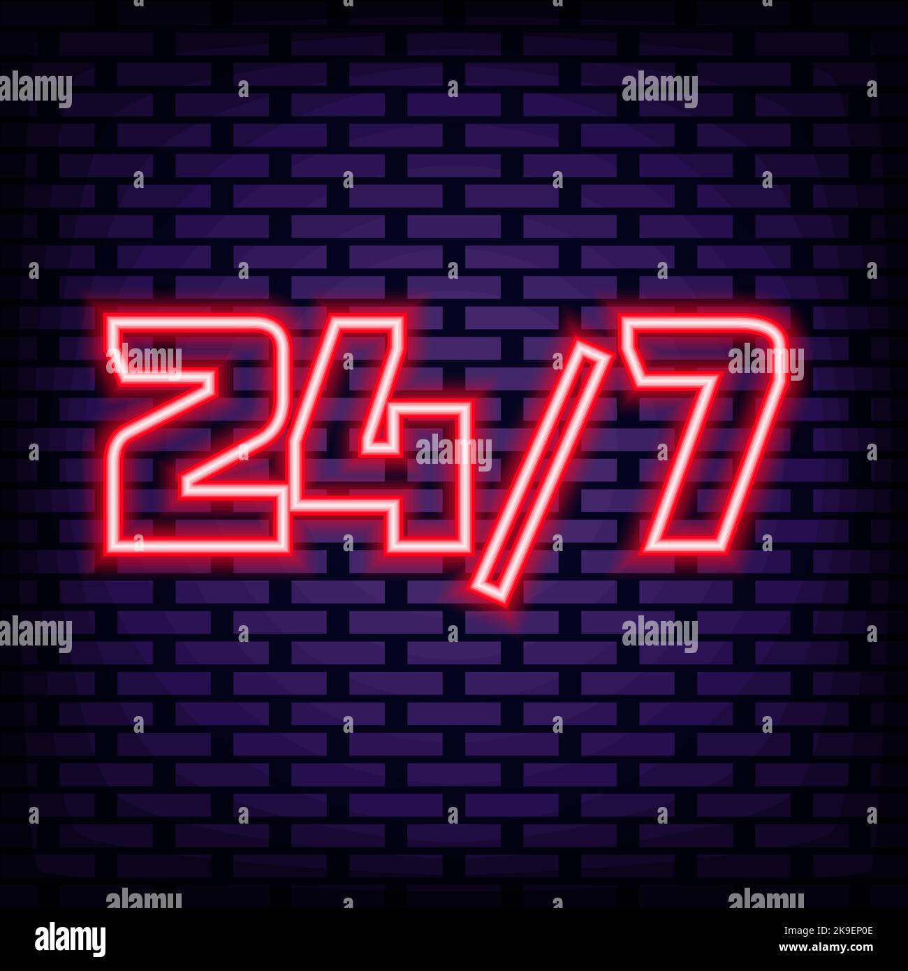 44766 Neon Sign Vector. Neon script. Light banner Stock Vector Image ...