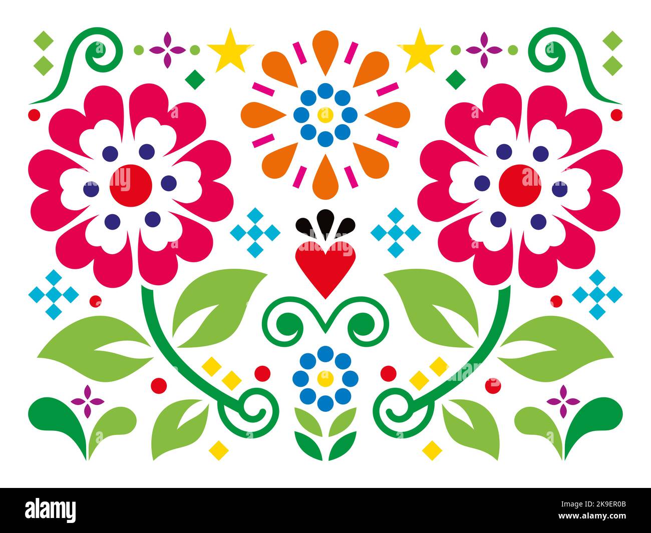 Single pink flowers Stock Vector Images - Alamy