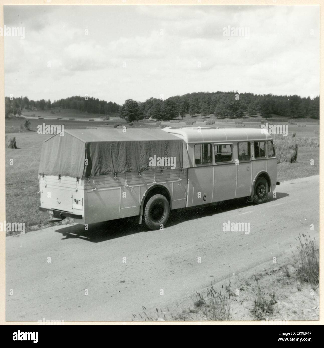 State Railways, SJ Bus. In the vernacular called "Skoss" a bus with ...