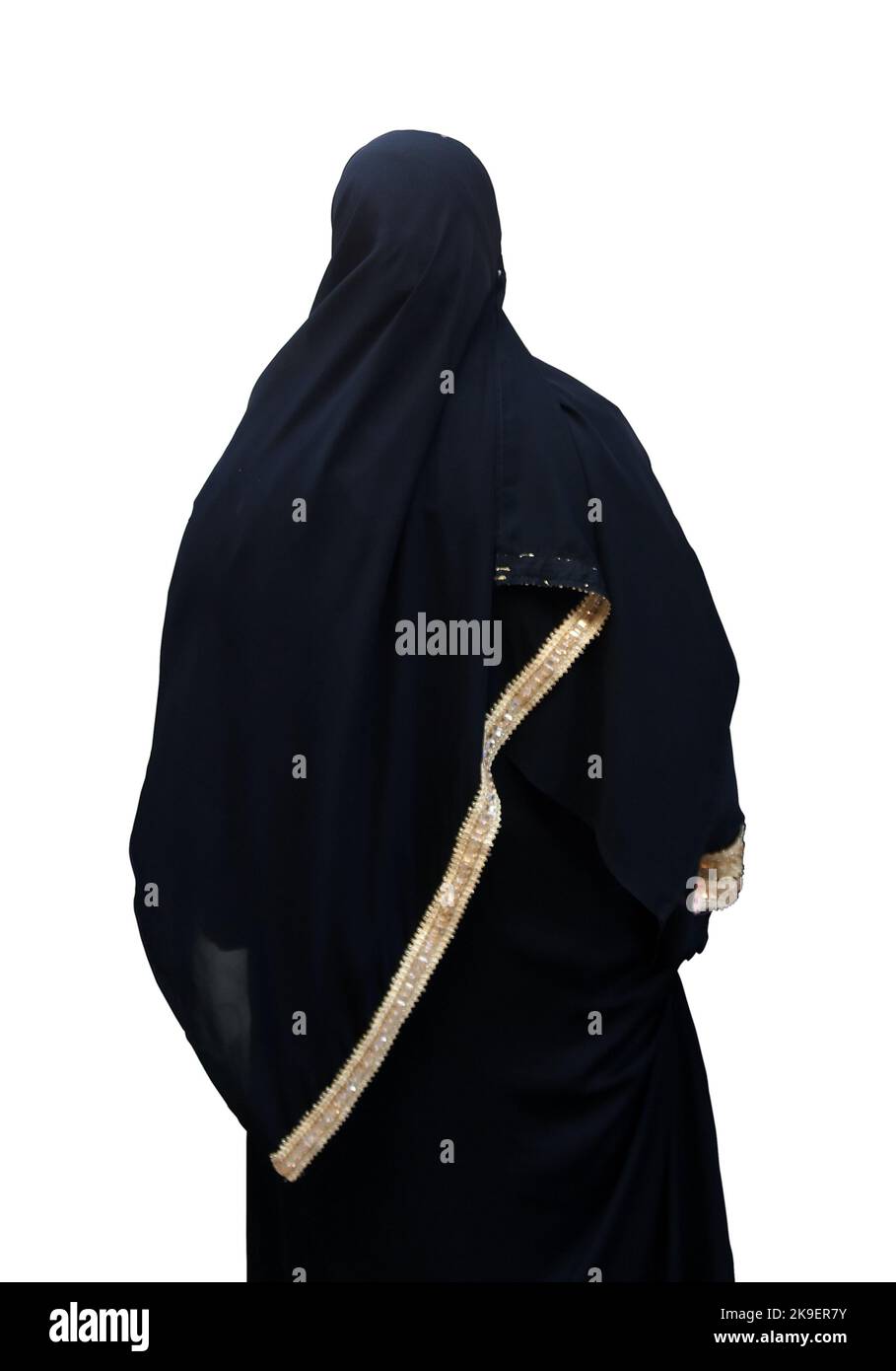 Burka woman backview hi-res stock photography and images - Alamy