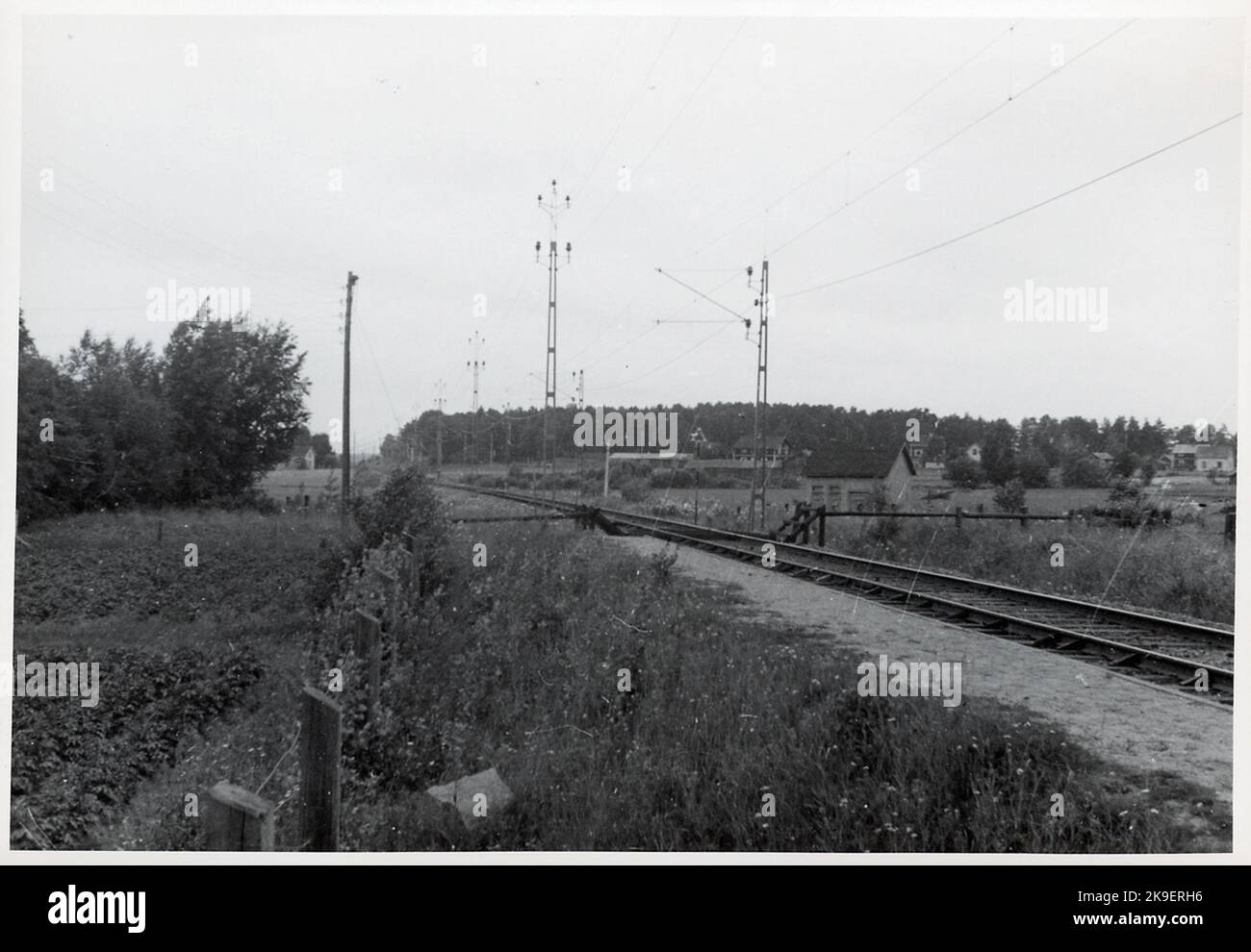 On the line between Luleå and Notviken Stock Photo - Alamy