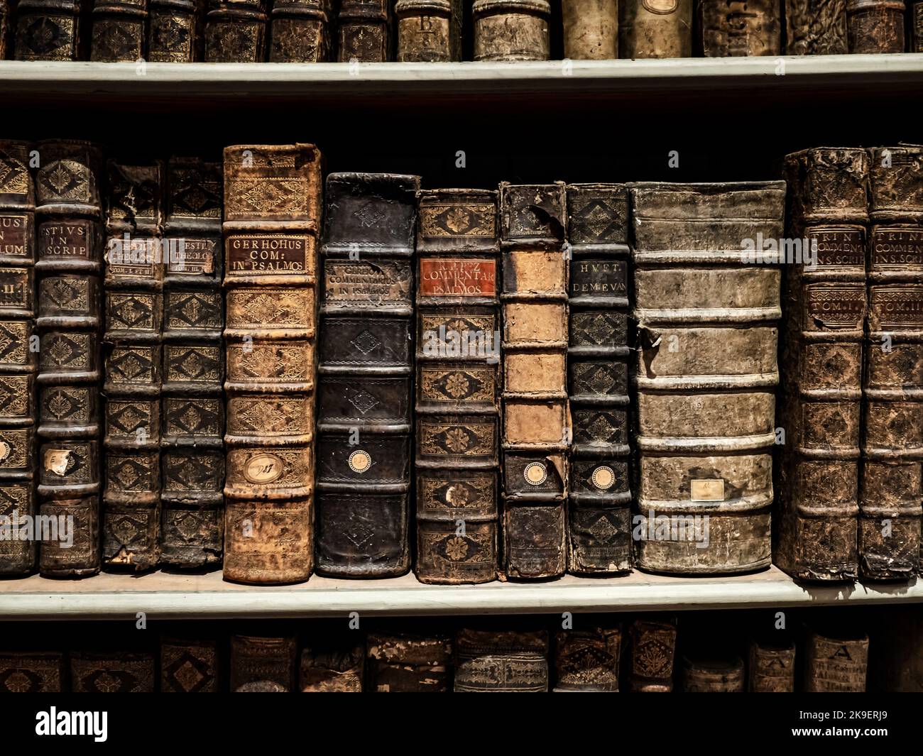 The ancient library of the seminary in Strasbourg. A collection of ...