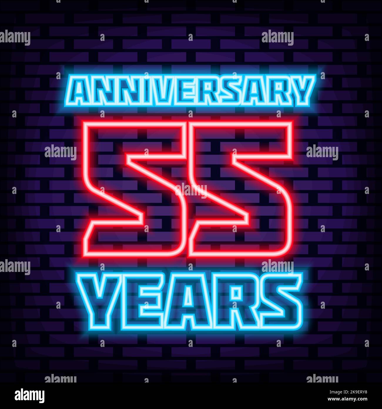 55 years logo Stock Vector Images - Alamy