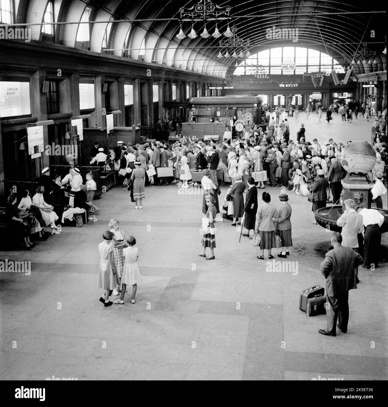 Stockholm Central Station, Upper Waiting Hall Stock Photo - Alamy