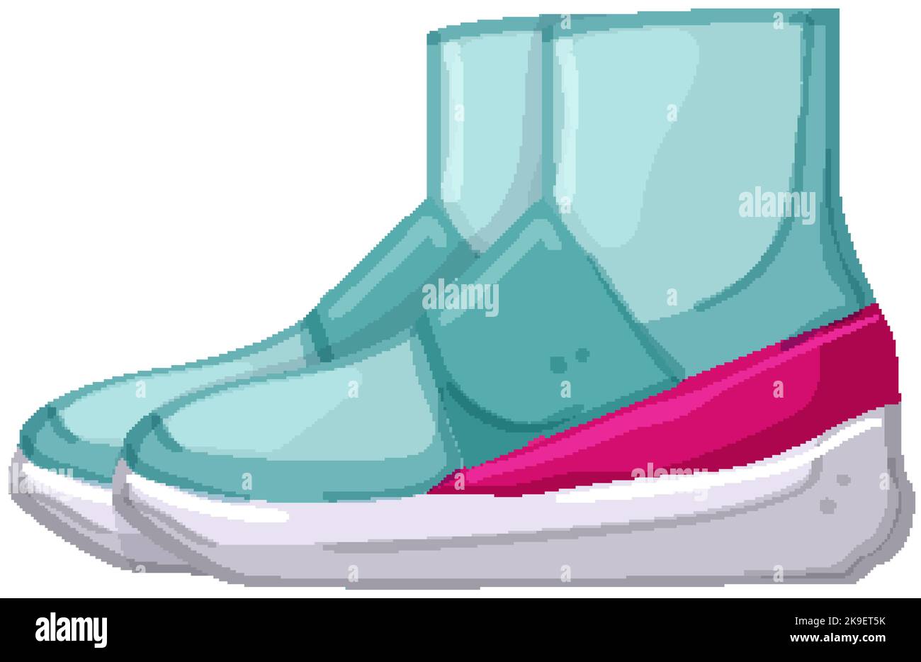 pair kid shoes cartoon vector illustration Stock Vector Image & Art - Alamy