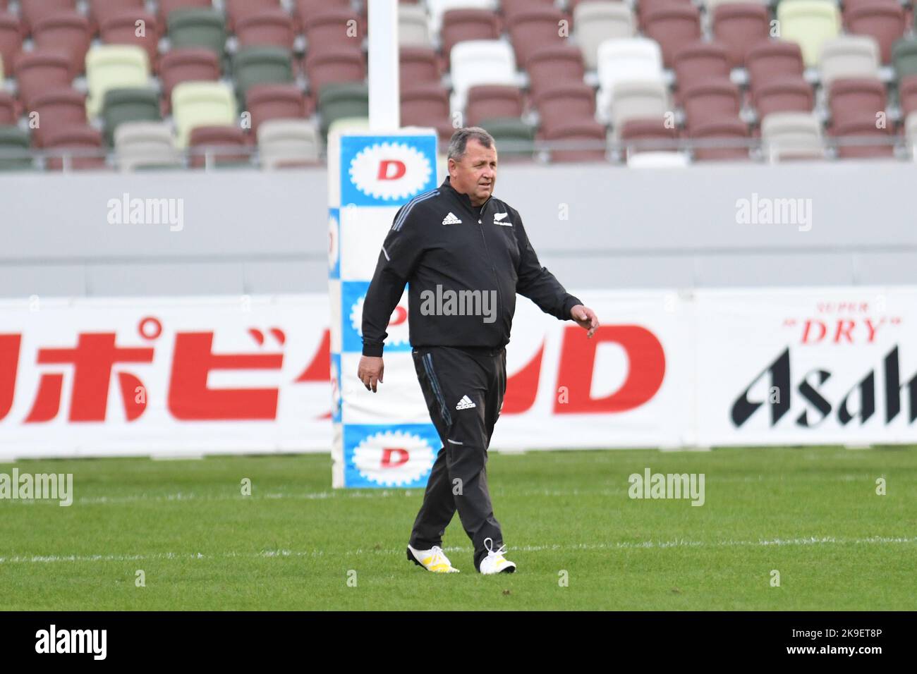 New Zealand head coach Ian Foster participates in the team's Captains ...