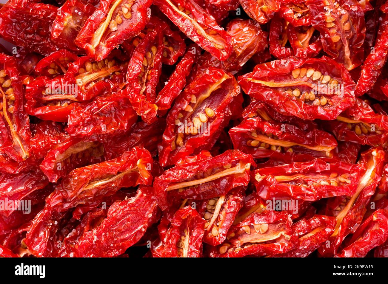 Sun dried tomatoes Stock Photo - Alamy