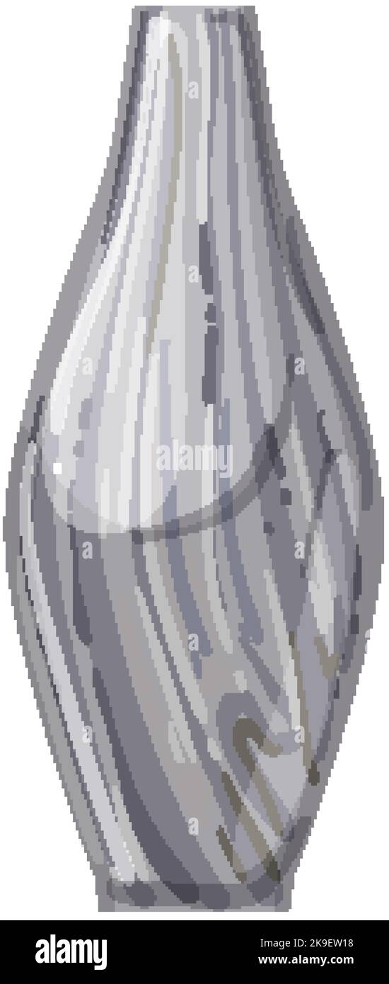 home marble vase cartoon vector illustration Stock Vector Image & Art ...