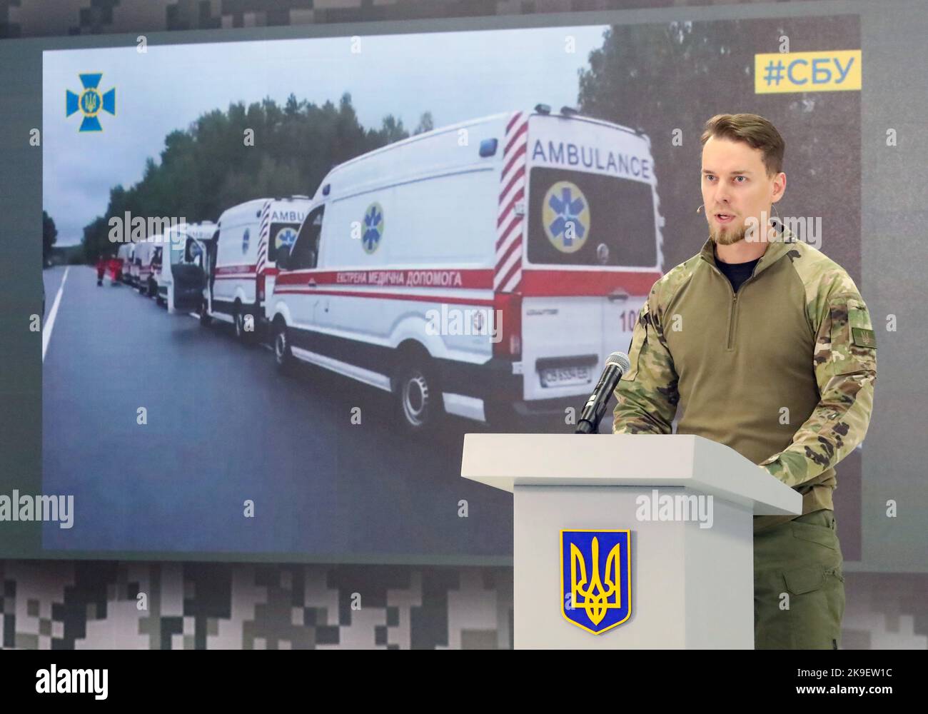 Non Exclusive: KYIV, UKRAINE - OCTOBER 27, 2022 - Spokesperson of the ...
