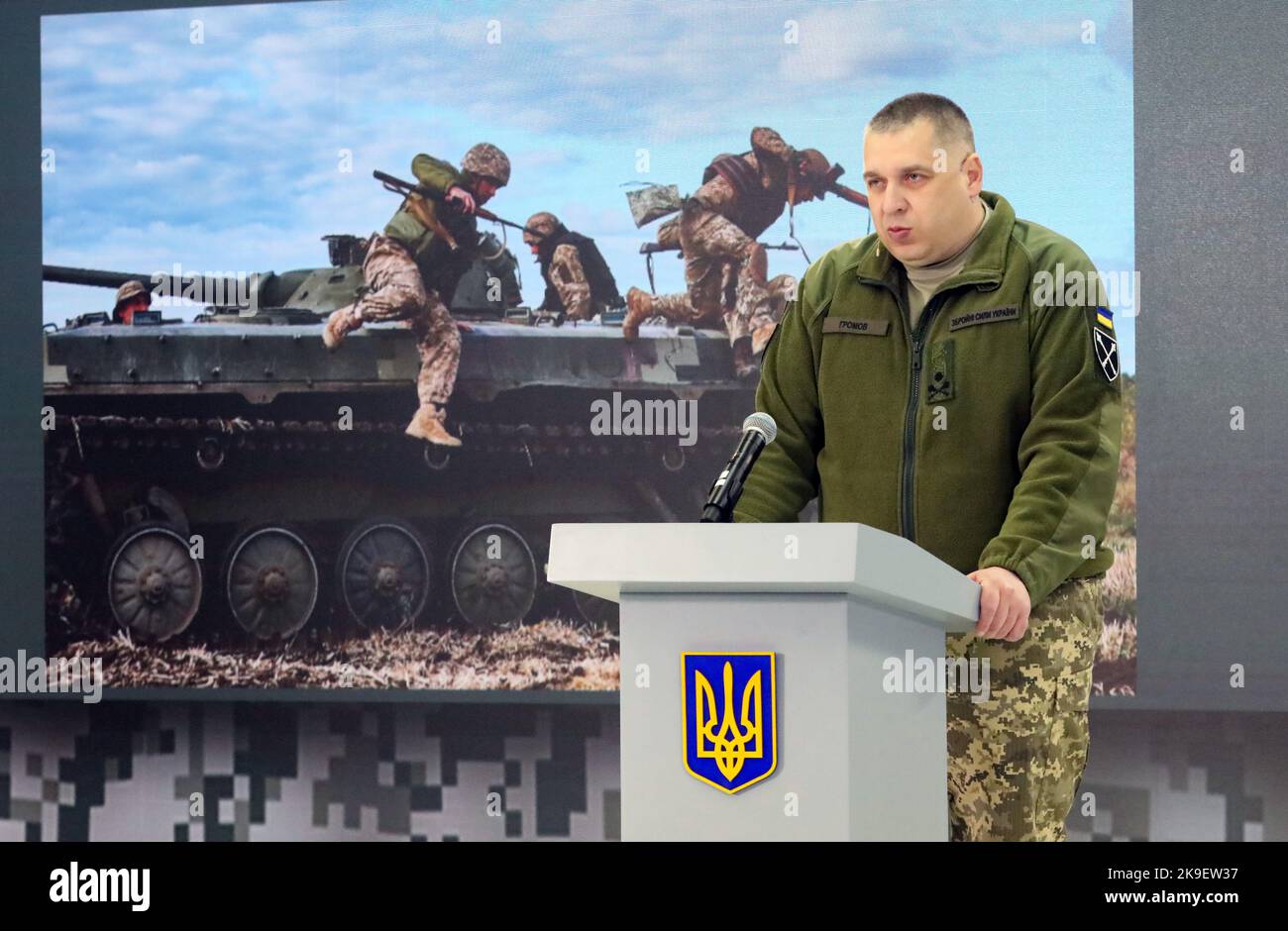 Non Exclusive: KYIV, UKRAINE - OCTOBER 27, 2022 - Deputy Head of the ...