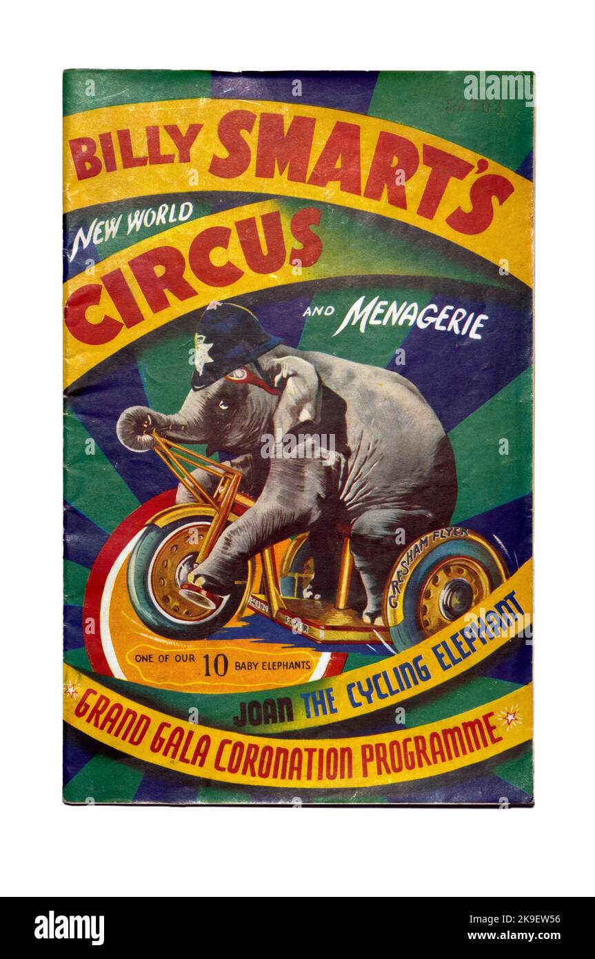 Billy Smart's Circus Programme Stock Photo - Alamy