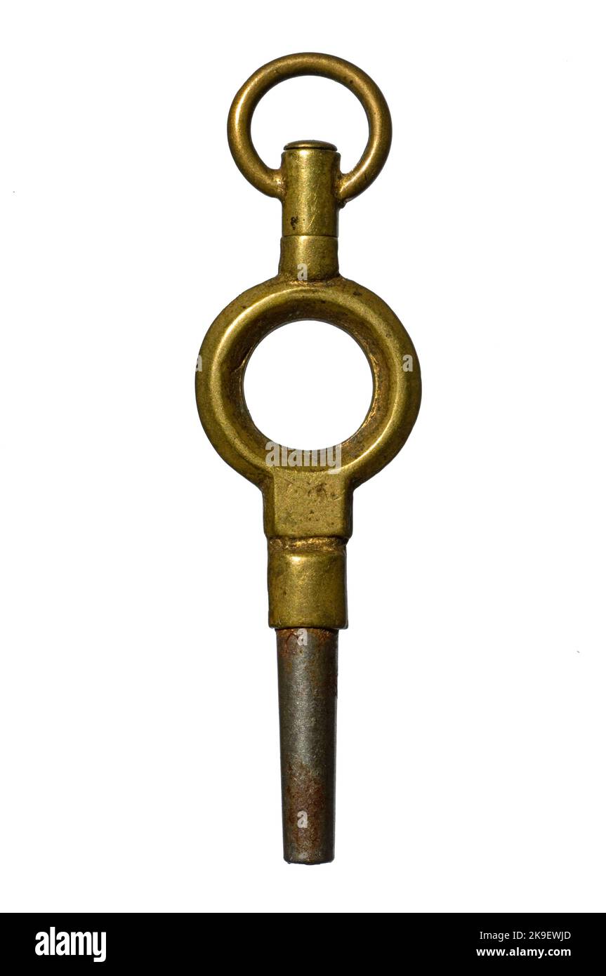 Antique Pocket Watch Key Stock Photo - Alamy