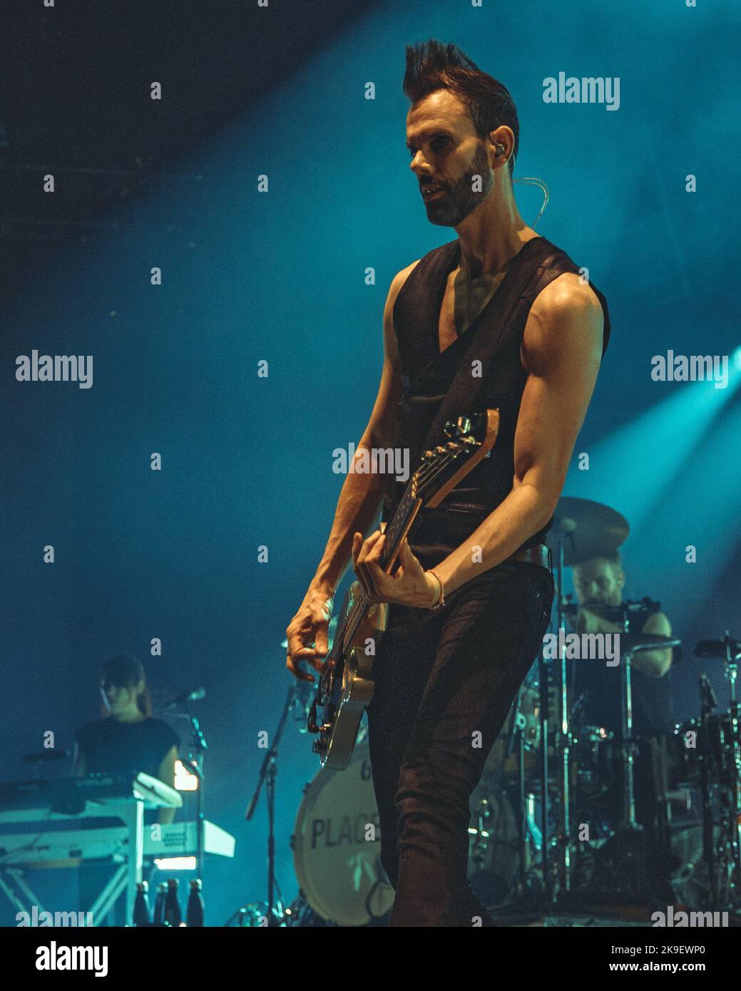 Milan, Italy, 27st Oct 2022. Placebo perform live at Mediolanum Forum ...