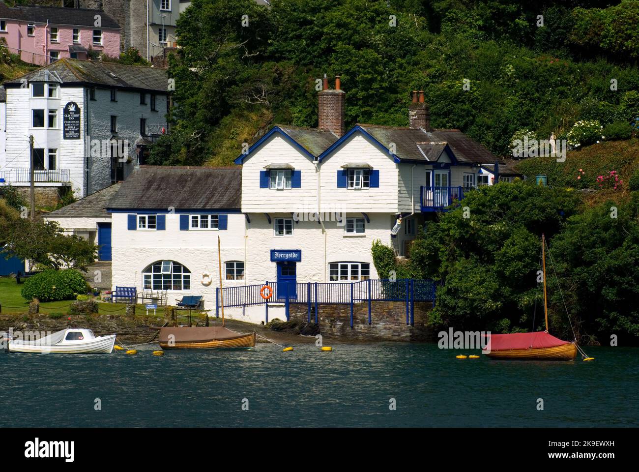Daphne du Maurier's Cornish Home Stock Photo - Alamy
