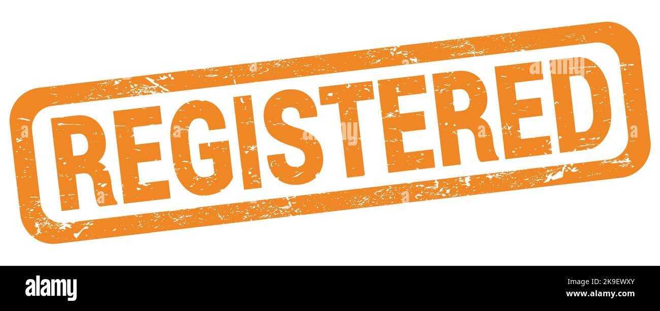 Registered stamp sign seal hi-res stock photography and images - Alamy