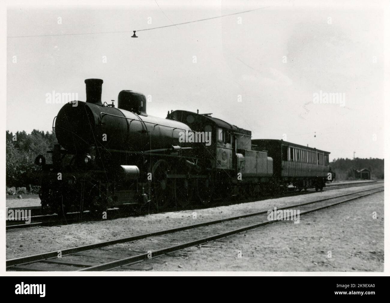 The State Railways, SJ B and SJ BO7 2812.This wagon was combined in ...