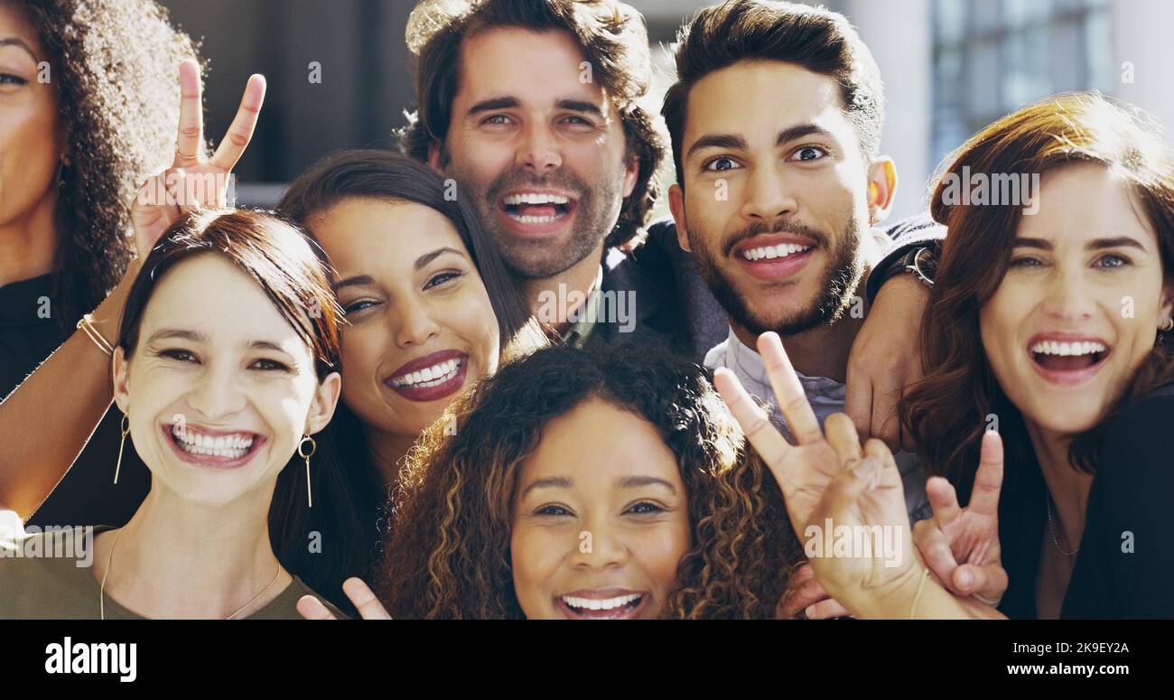 Everybody wants a peace of the pie. a group of businesspeople giving ...