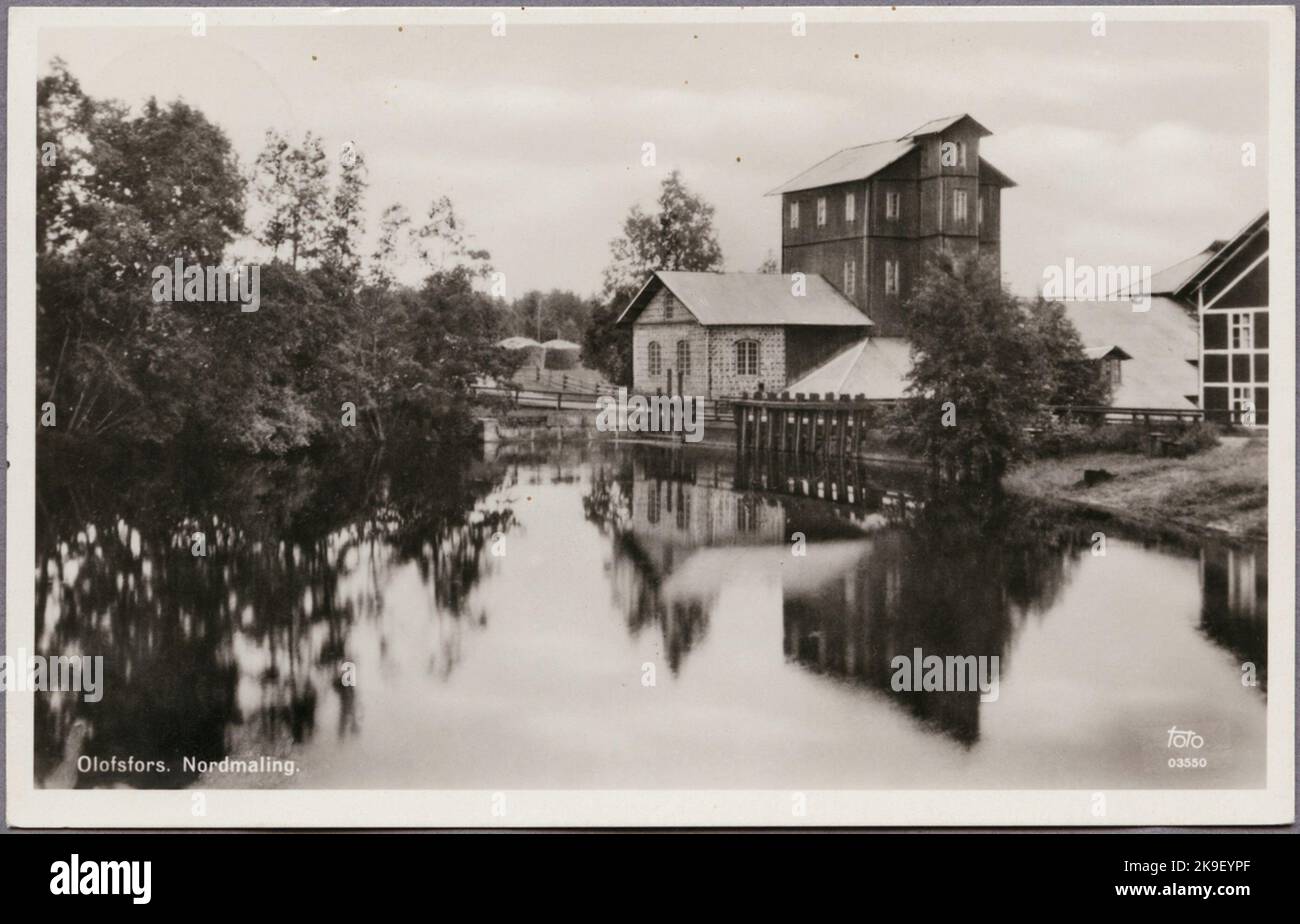 Olofsfors mill, Nordmaling Stock Photo - Alamy