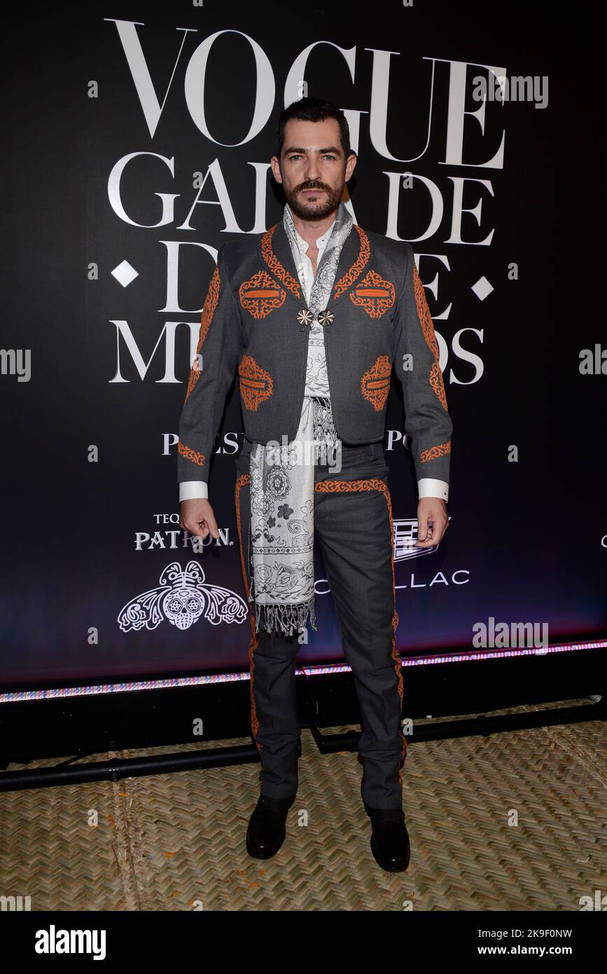 Mexico City, Mexico. 27th Oct, 2022. Manuel Balvin attends the black ...