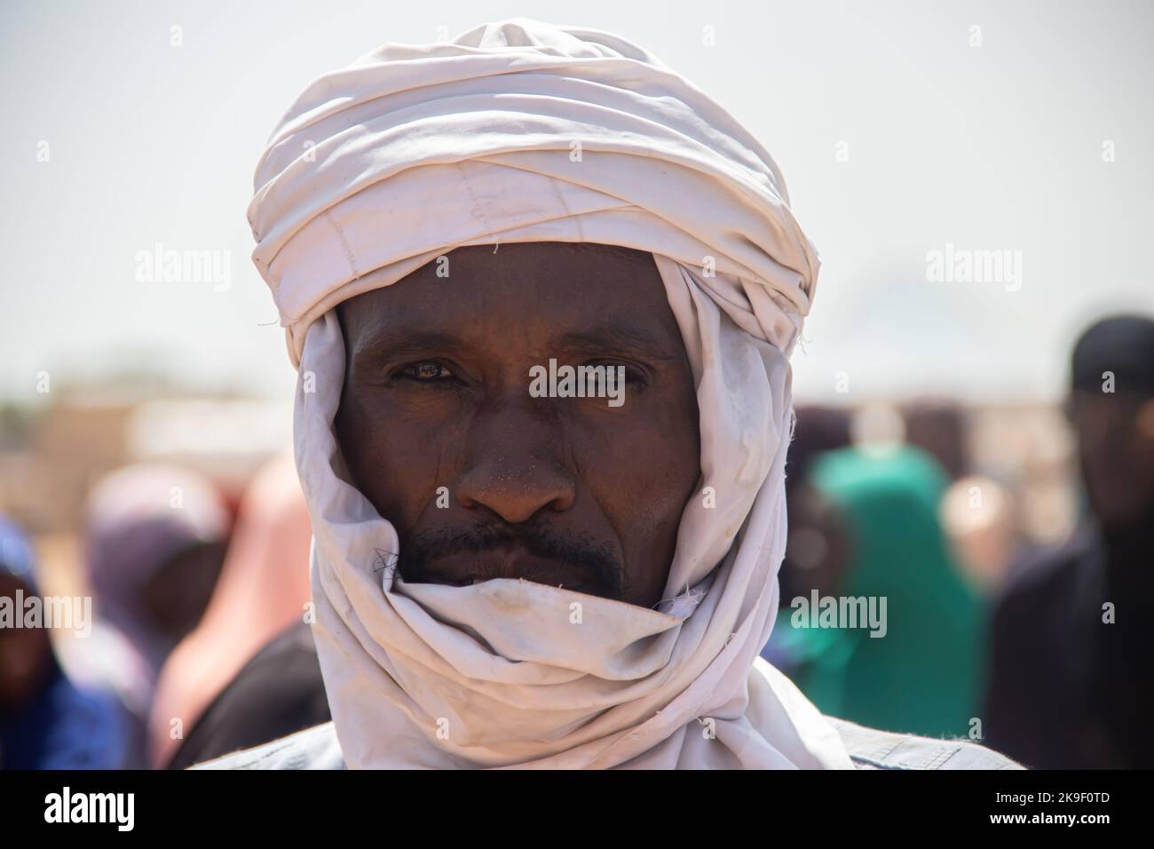 African tribes, Nigeria, Borno State, Maiduguri city. Fulani tribe ...