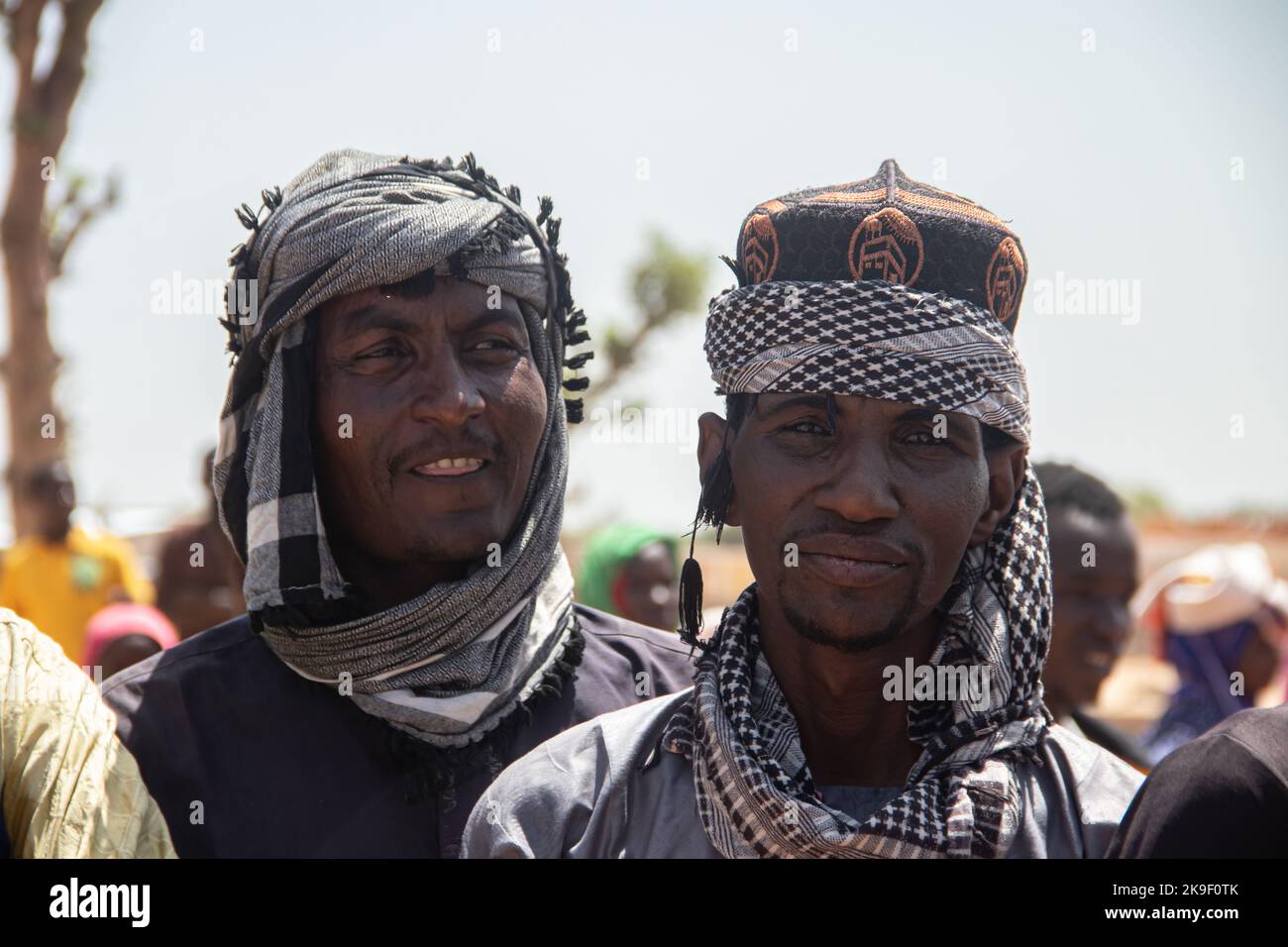 African tribes, Nigeria, Borno State, Maiduguri city. Fulani tribe ...