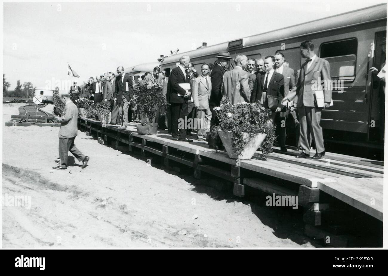 Traveling with the opening train Stock Photo - Alamy