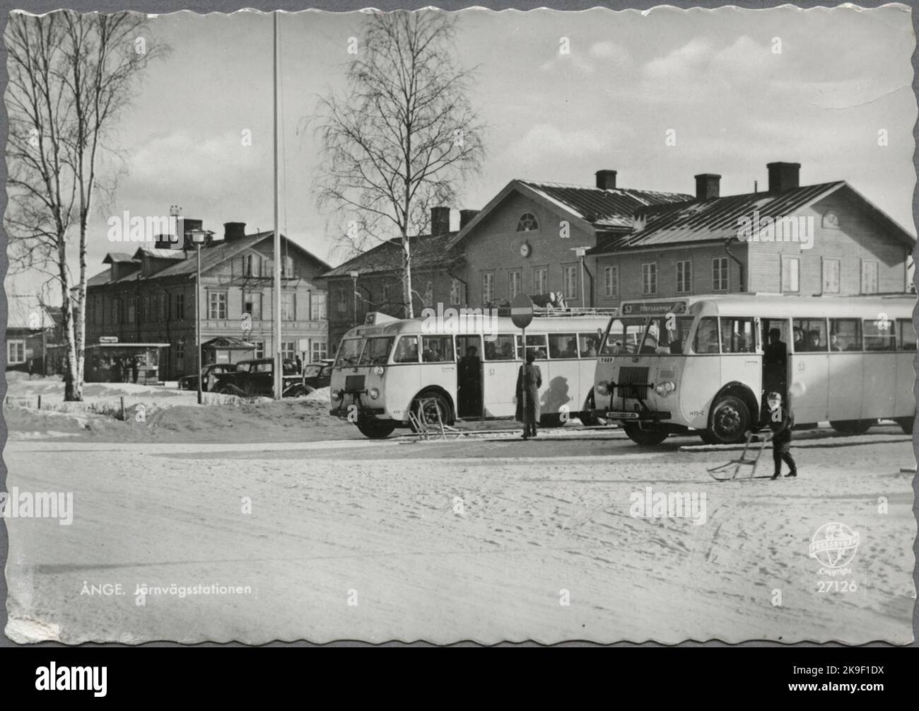 Swedish bus station hi-res stock photography and images - Alamy