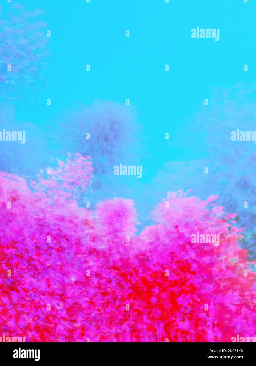 Pink and blue abstract illustration Stock Photo - Alamy