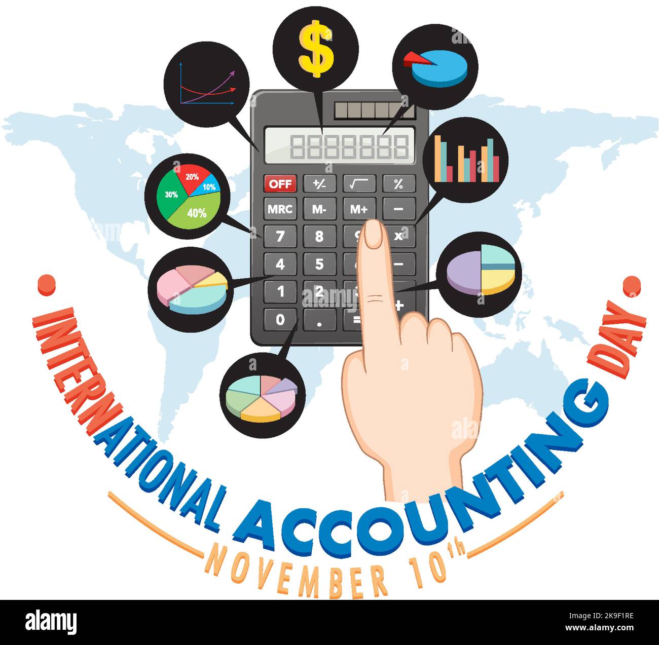 International Accounting Day Poster Design illustration Stock Vector ...