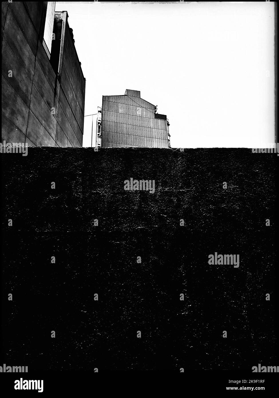 Wall night sky Black and White Stock Photos & Images - Alamy