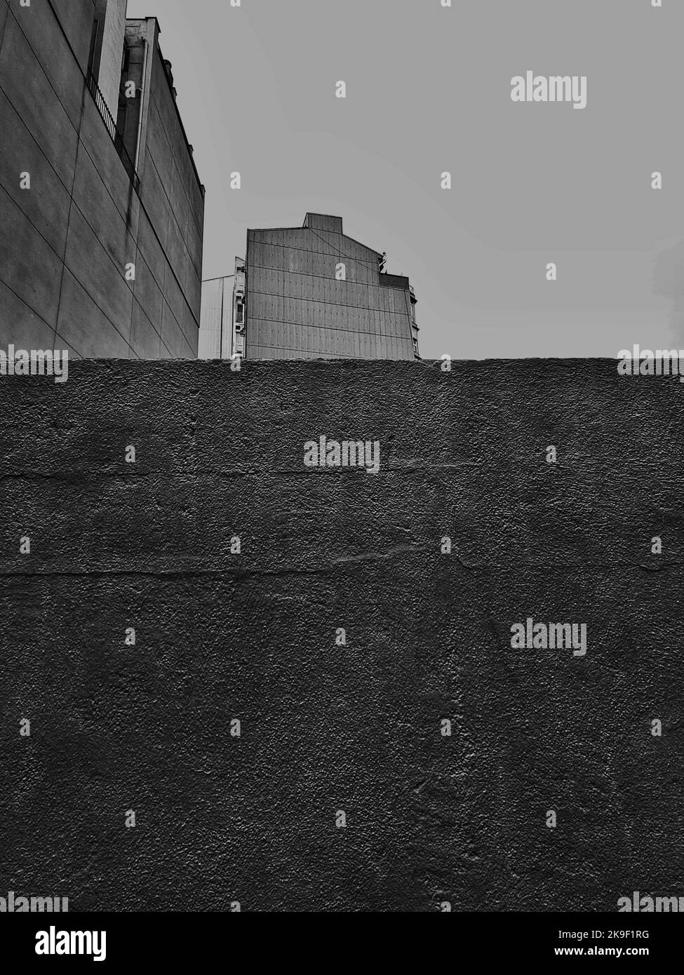 The surface buildings Black and White Stock Photos & Images - Alamy