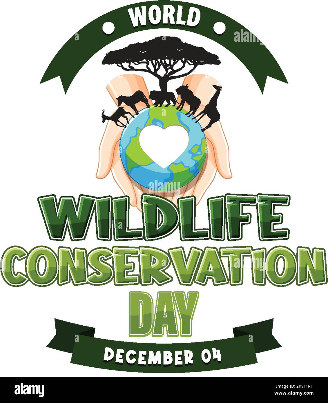 World wildlife conservation day banner design illustration Stock Vector ...