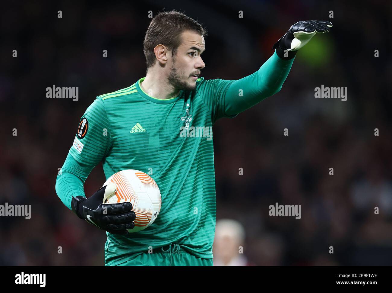Manchester, England, 27th October 2022. Maksym Koval of FC Sheriff ...