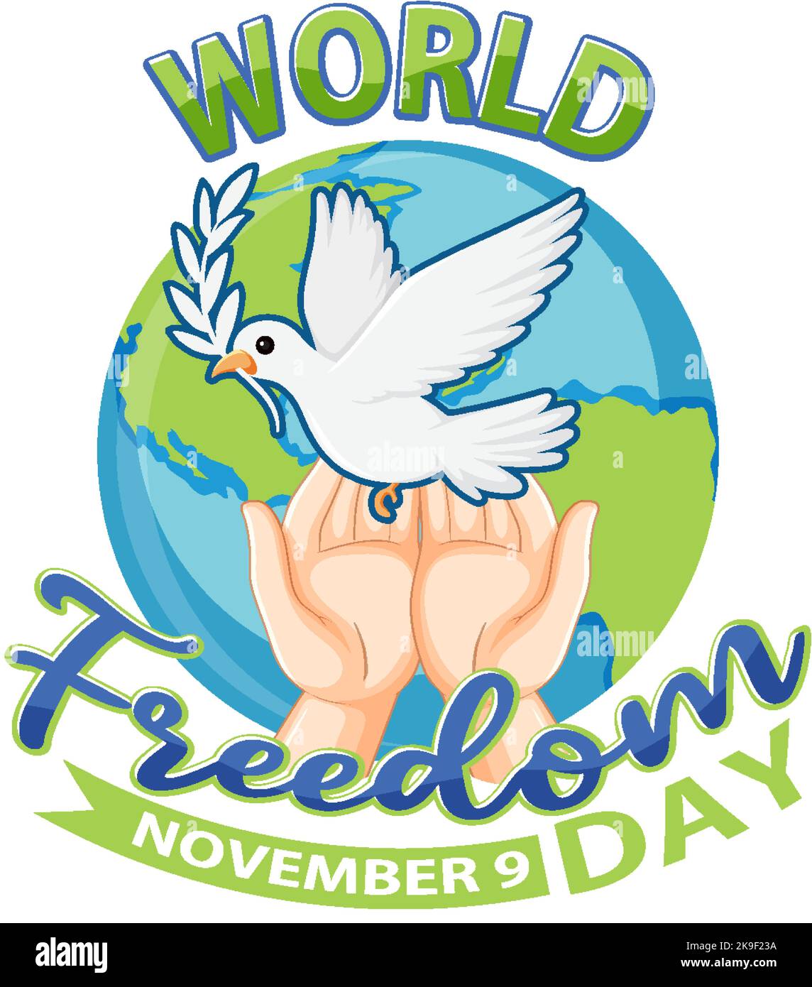 World freedom day postr template illustration Stock Vector Image & Art ...