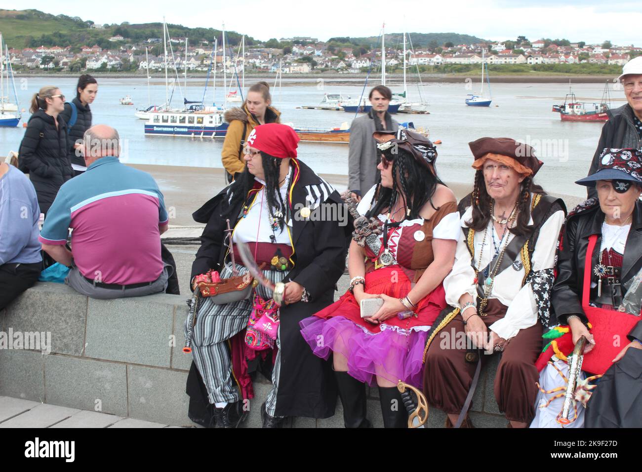 Conwy pirate festival Conwy Wales Stock Photo - Alamy