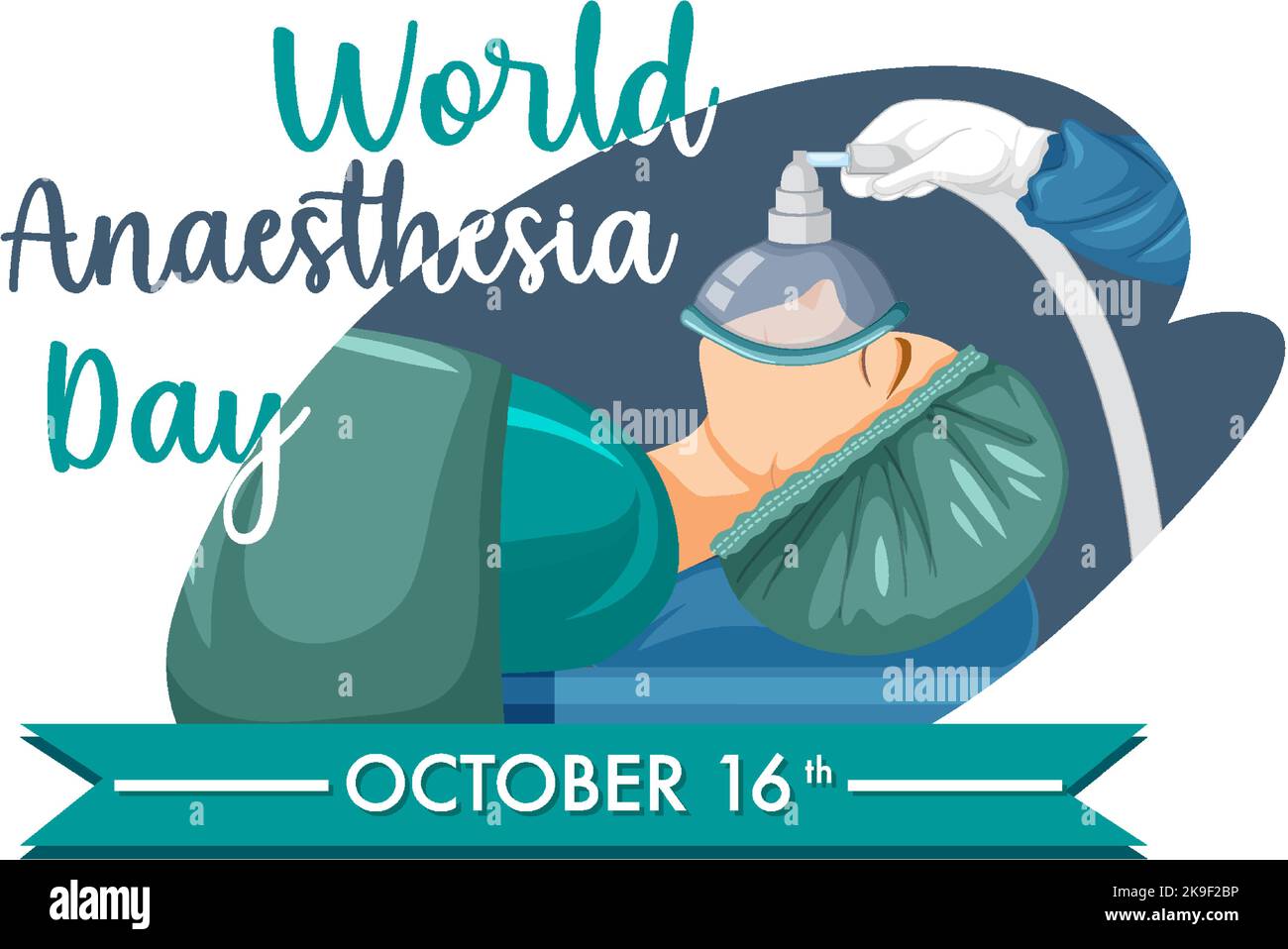 World Anaesthesia Day Banner Design illustration Stock Vector Image ...
