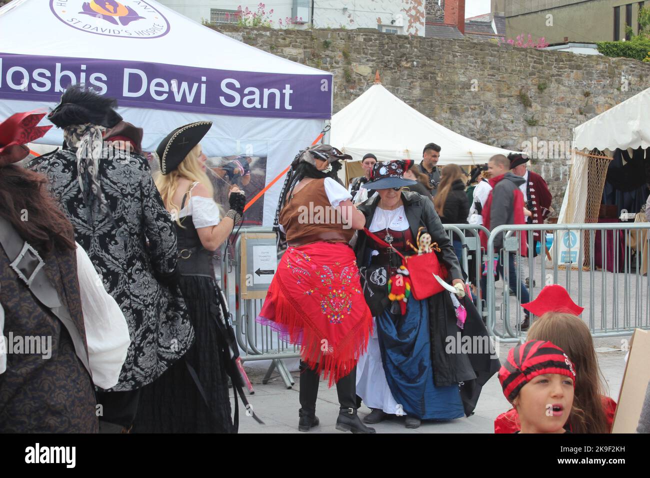 Conwy pirate festival Conwy Wales Stock Photo - Alamy
