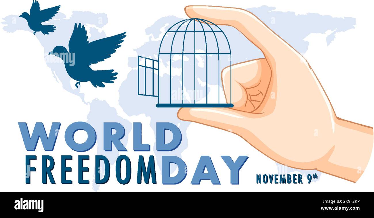World Freedom Day Banner Design illustration Stock Vector Image & Art ...