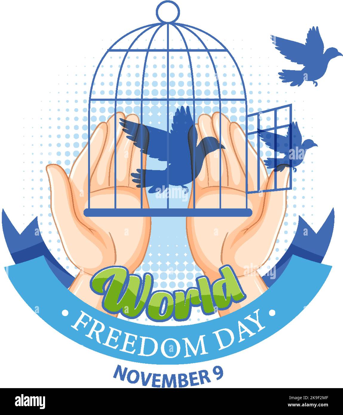 World freedom day postr template illustration Stock Vector Image & Art ...