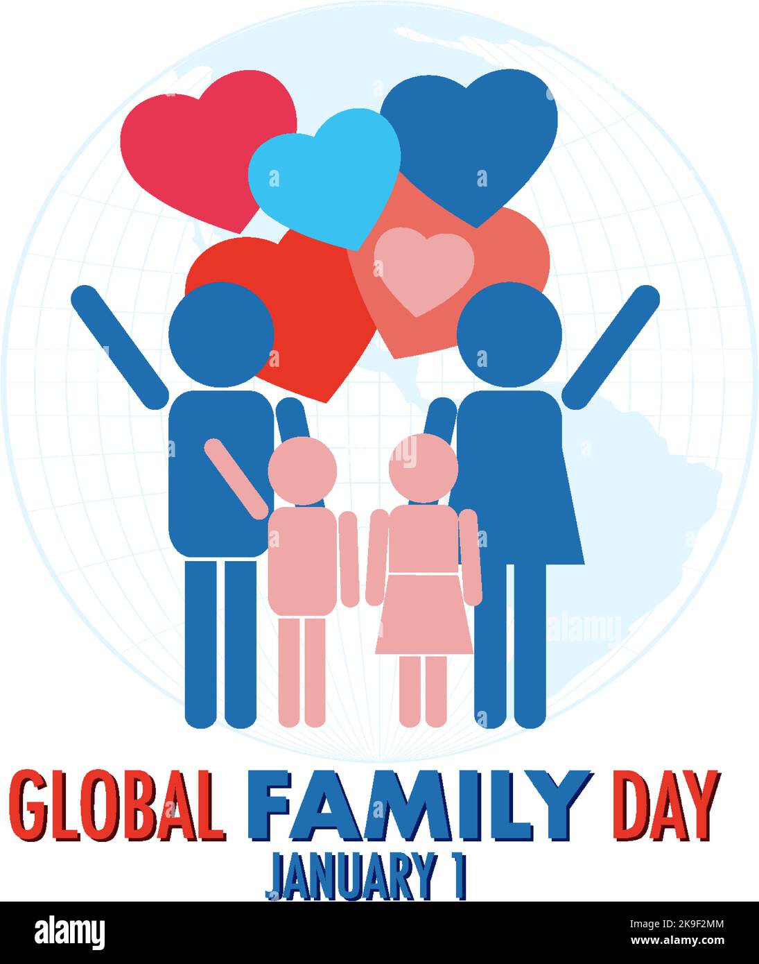 Global family day logo design illustration Stock Vector Image & Art - Alamy
