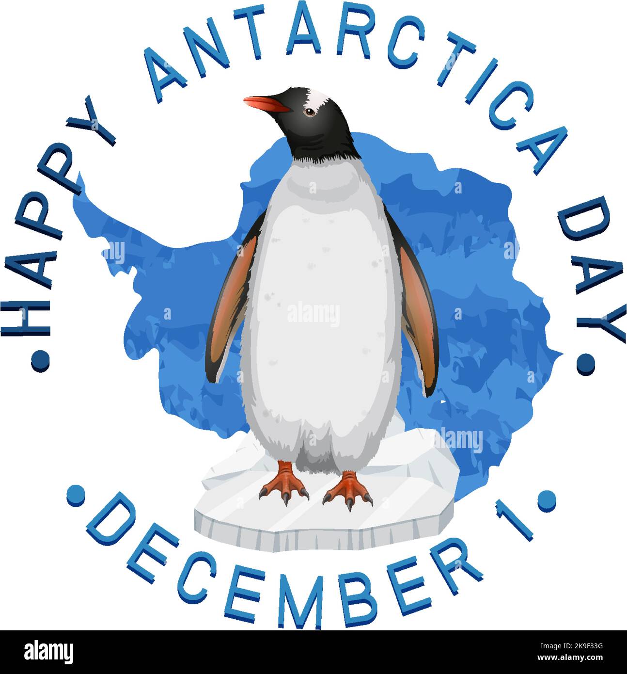 Antarctica day poster template illustration Stock Vector Image & Art ...
