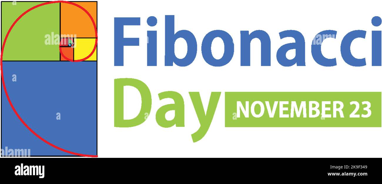 Fibonacci day poster design illustration Stock Vector Image & Art - Alamy