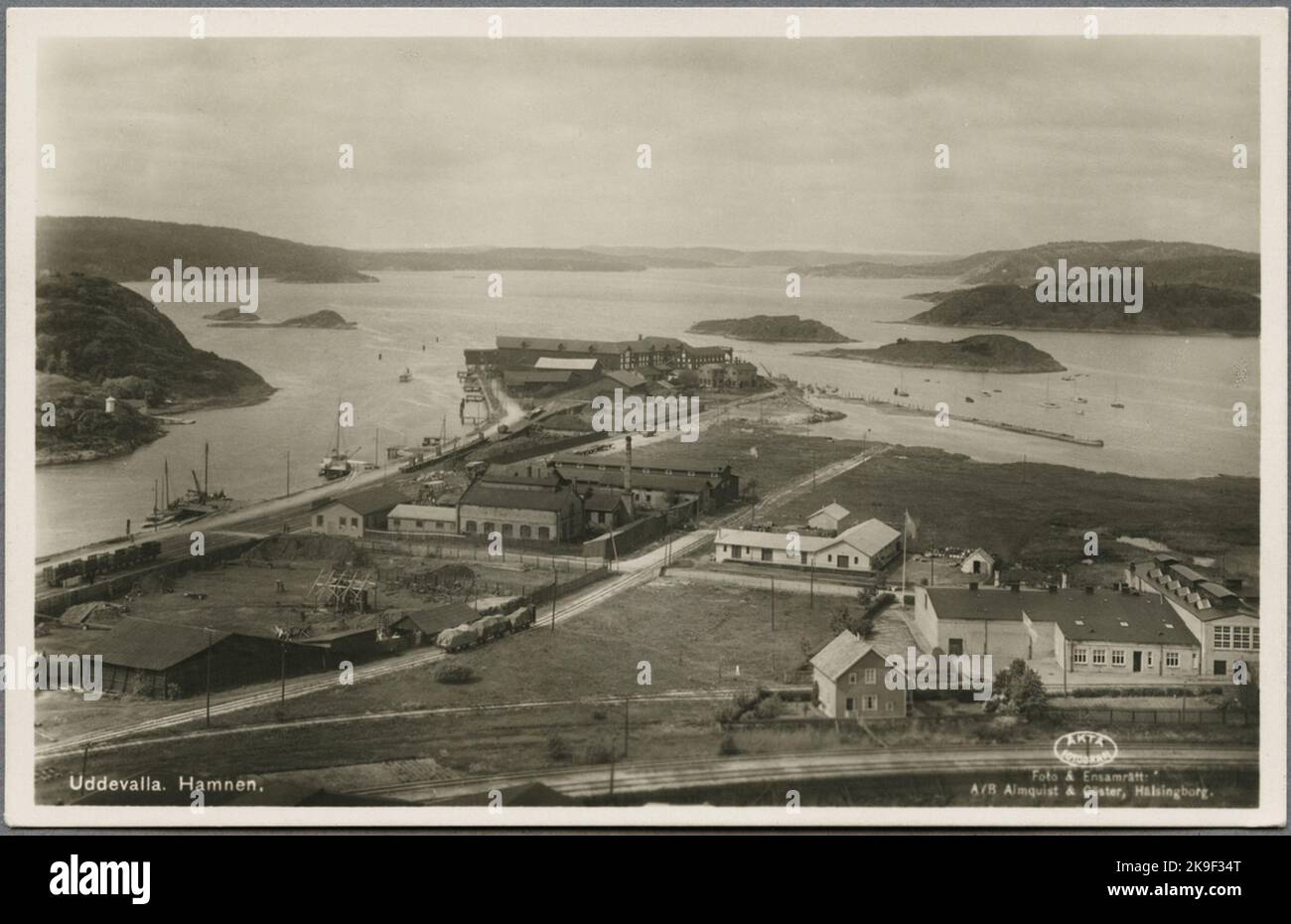 The port of Uddevalla Stock Photo - Alamy