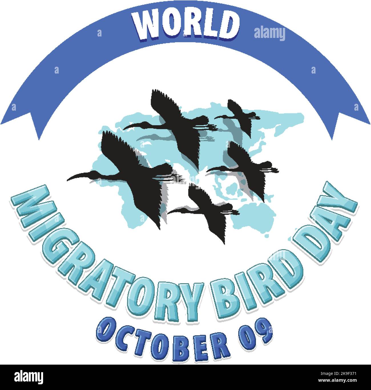 World Migratory Bird Day Banner Design illustration Stock Vector Image ...