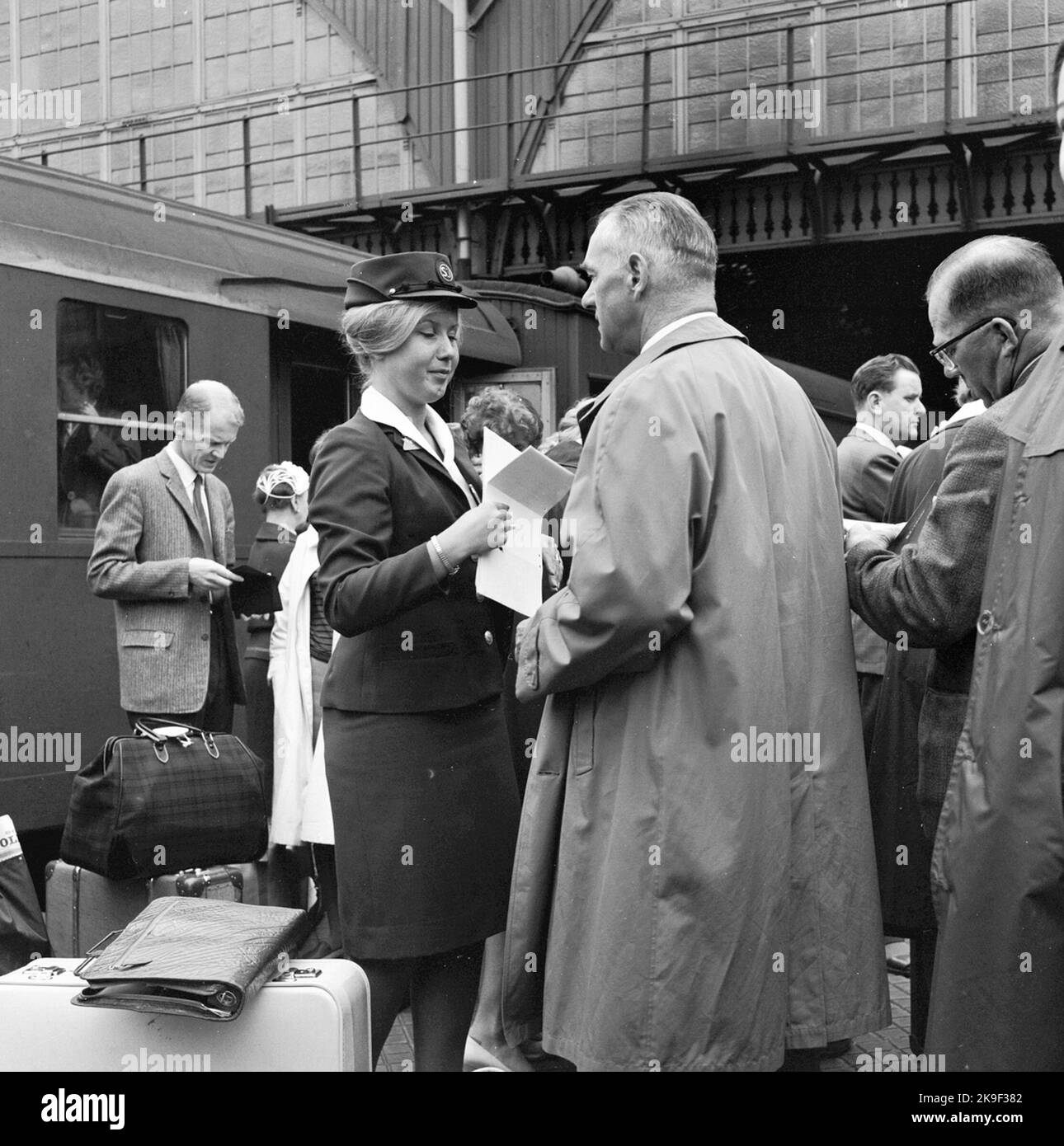 Train hostess hi-res stock photography and images - Alamy