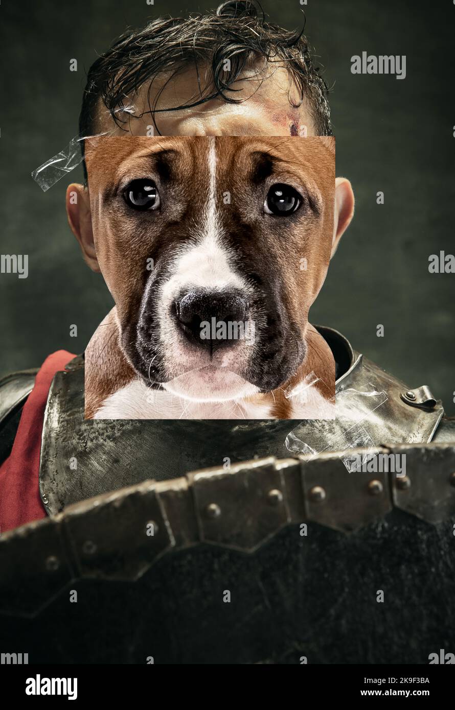 Collage face all ages background hi-res stock photography and images ...