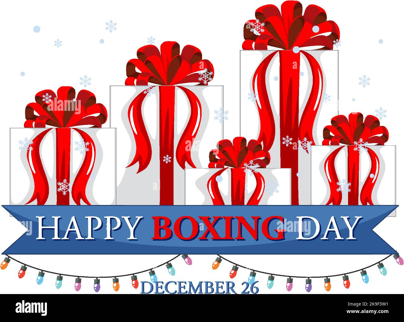 Happy Boxing Day banner design illustration Stock Vector Image & Art ...