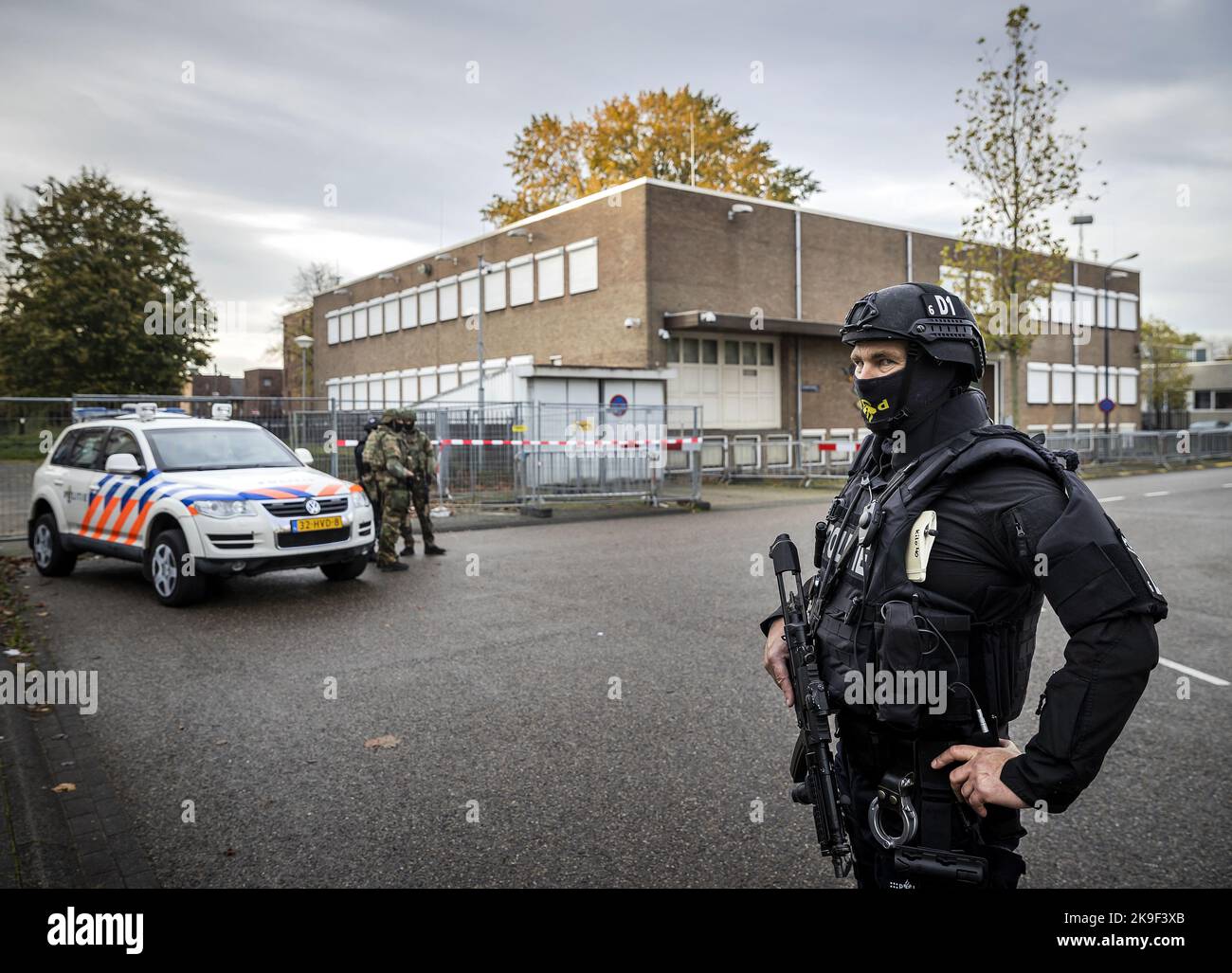 2022-10-28 10:03:04 AMSTERDAM - Security at the bunker in Amsterdam ...