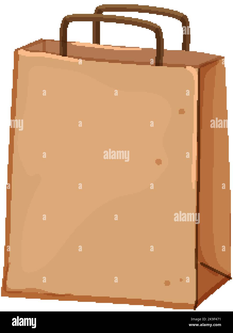 retail paper bag cartoon vector illustration Stock Vector Image & Art ...