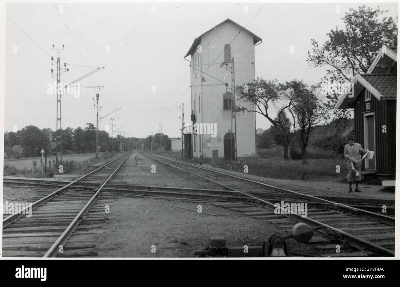 The intersection between Älvsborgsbanan and the western main line, at ...